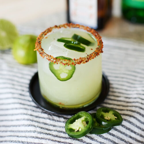 Spicy Margarita with a Smoky Tajín® Rim — A Coastal Kitchen